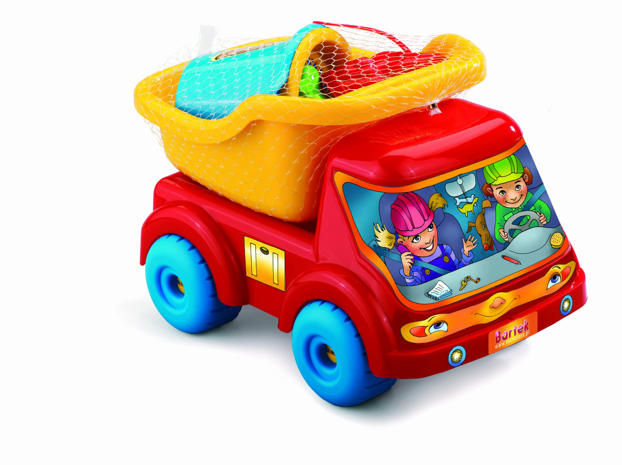 Duże auto do piasku wywrotka z akcesoriami Marioinex - Zabawki dla ...